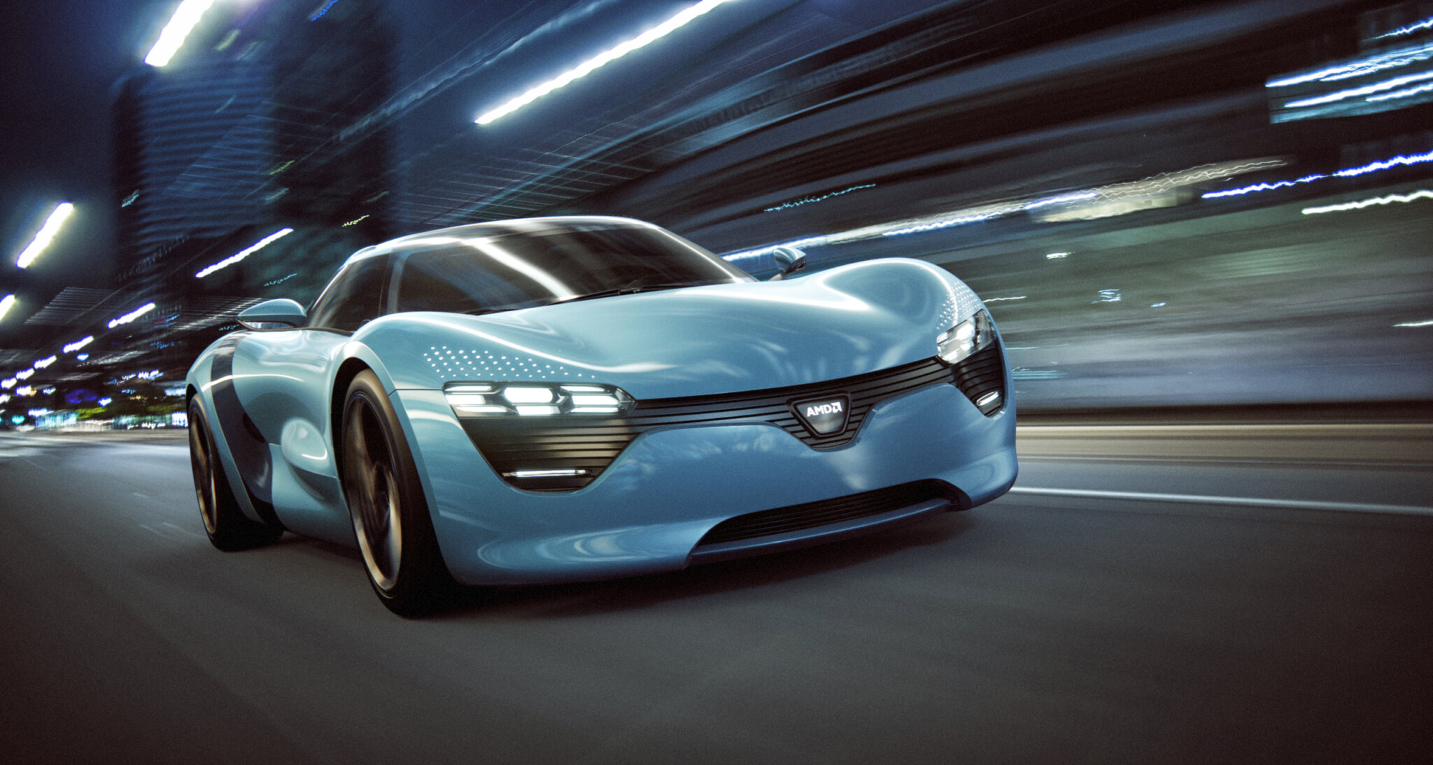 AMD Futuristic Vehicle Visualisation | Freelance 3D Artist